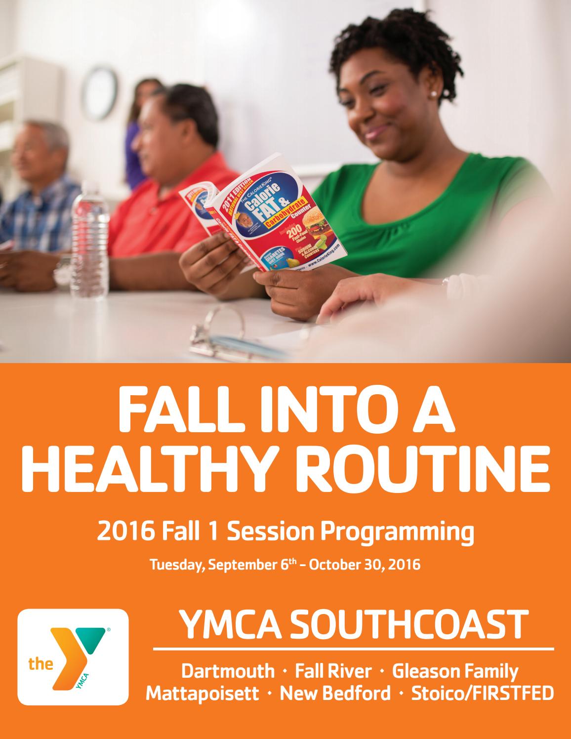 Fall 2016 program guide by YMCA SOUTHCOAST - Issuu