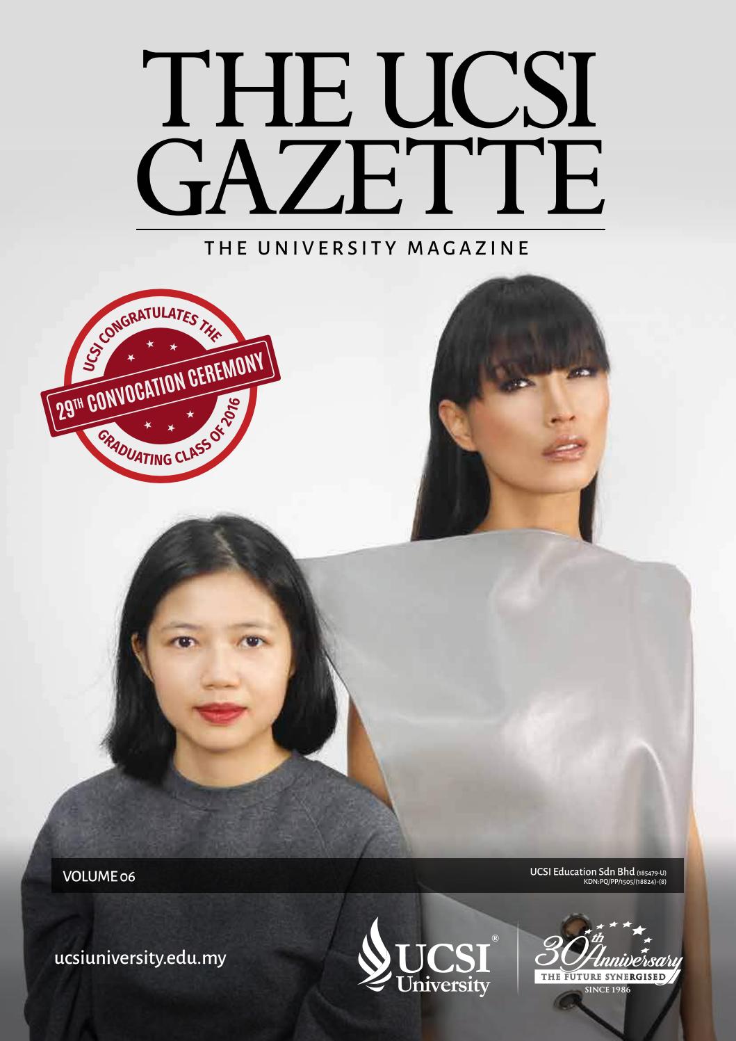 The UCSI Gazette Vol 6 by UCSI GCA - Issuu