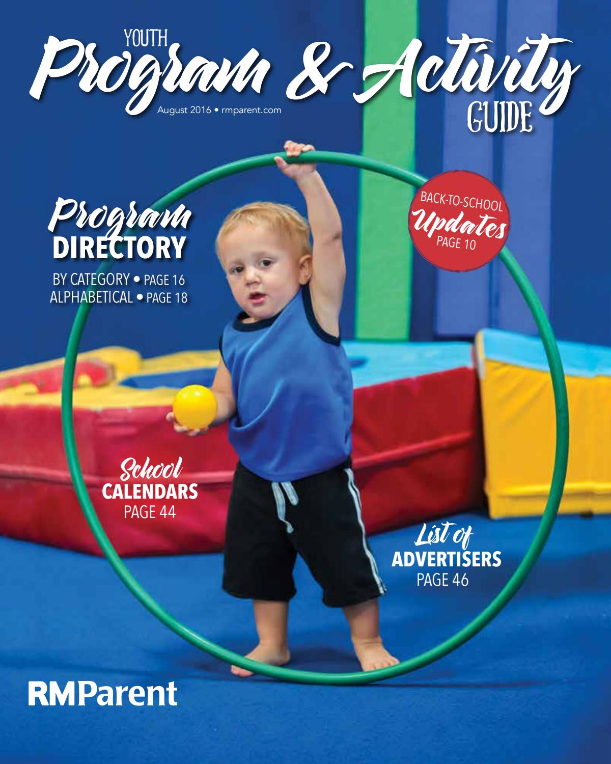 Youth Program & Activity Guide August 2016 by RM Publishing - Issuu