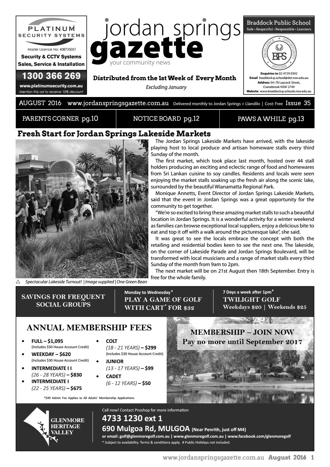 Jordan Springs Gazette August 2016 By District Gazette Issuu jordan-springs-gazette-august-2016-by-district-gazette-issuu