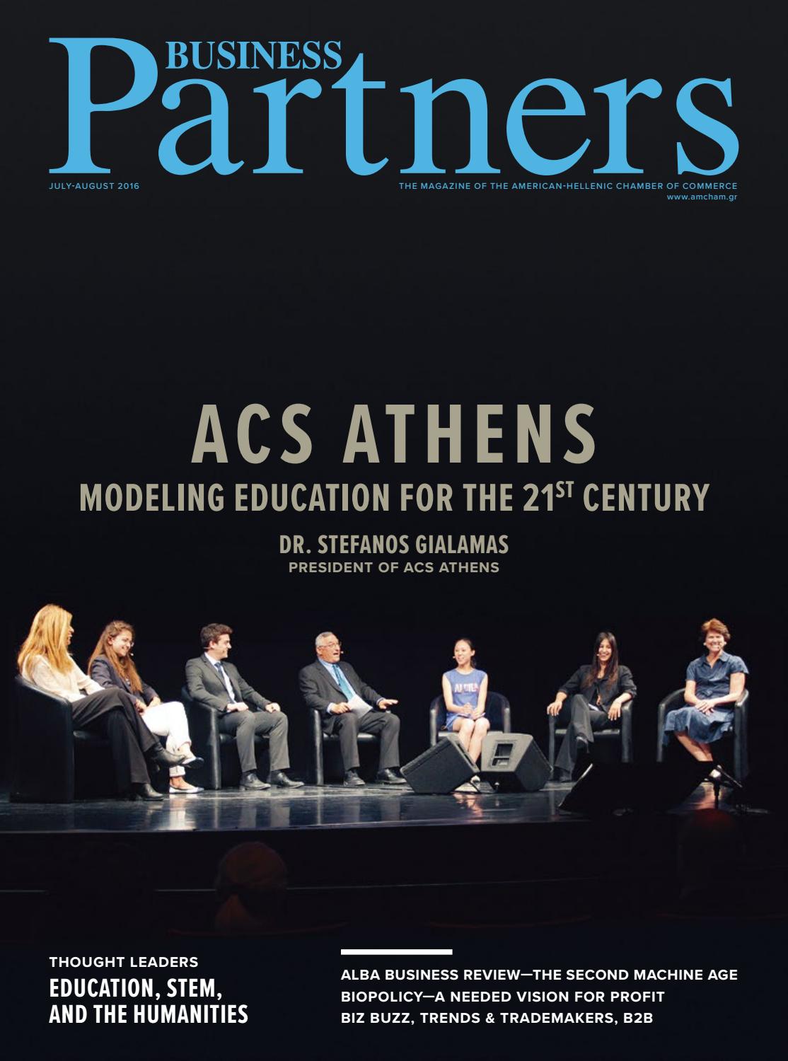 Business Partners #85 • ACS Athens: MODELING EDUCATION FOR THE 21ST ...