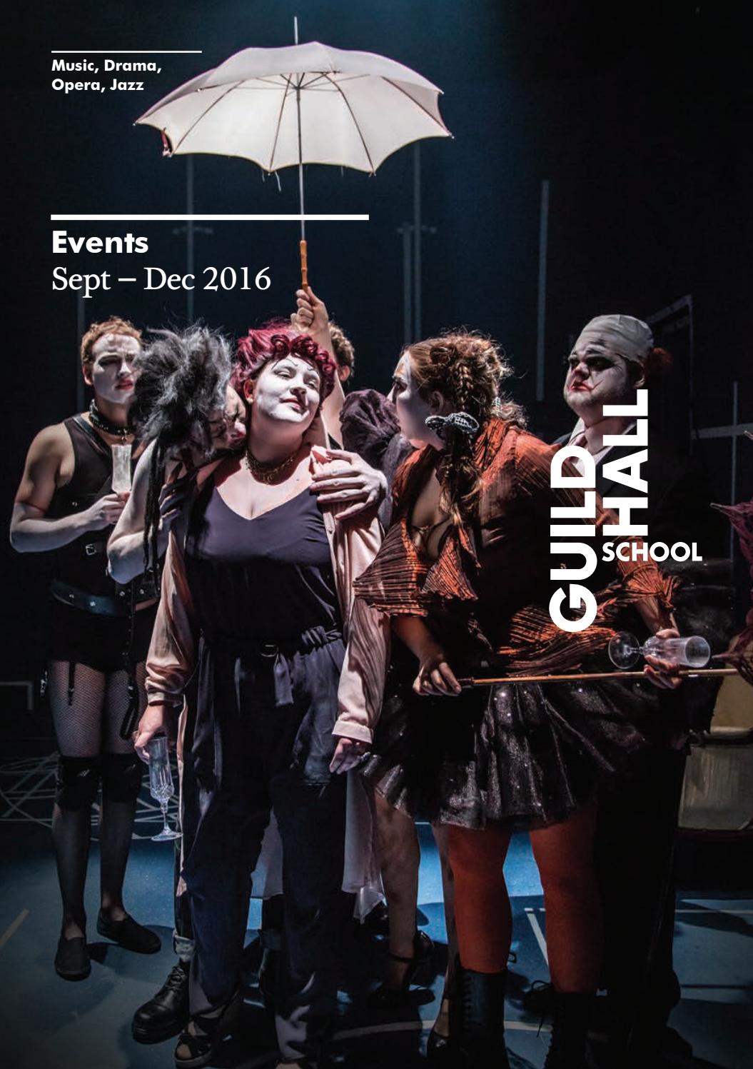 Events Guide Autumn 2016 by Guildhall School - Issuu