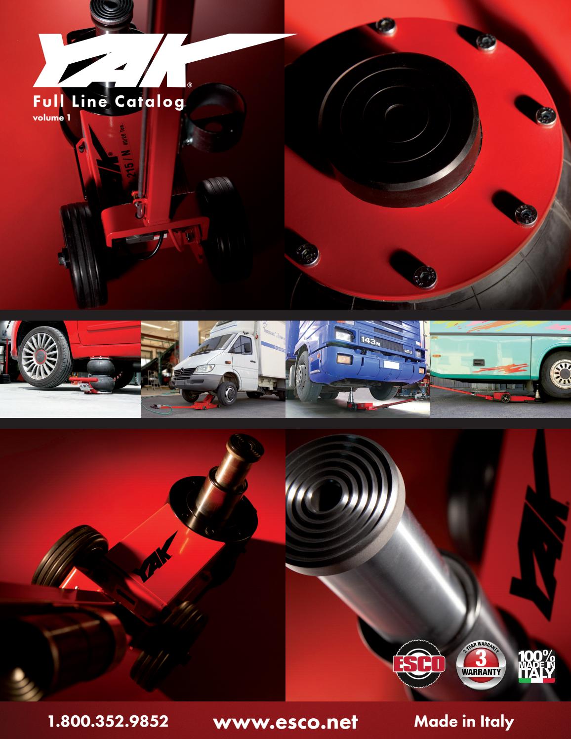 YAK - Professional Air Hydraulic Jacks - Volume 1 by ESCO - Issuu