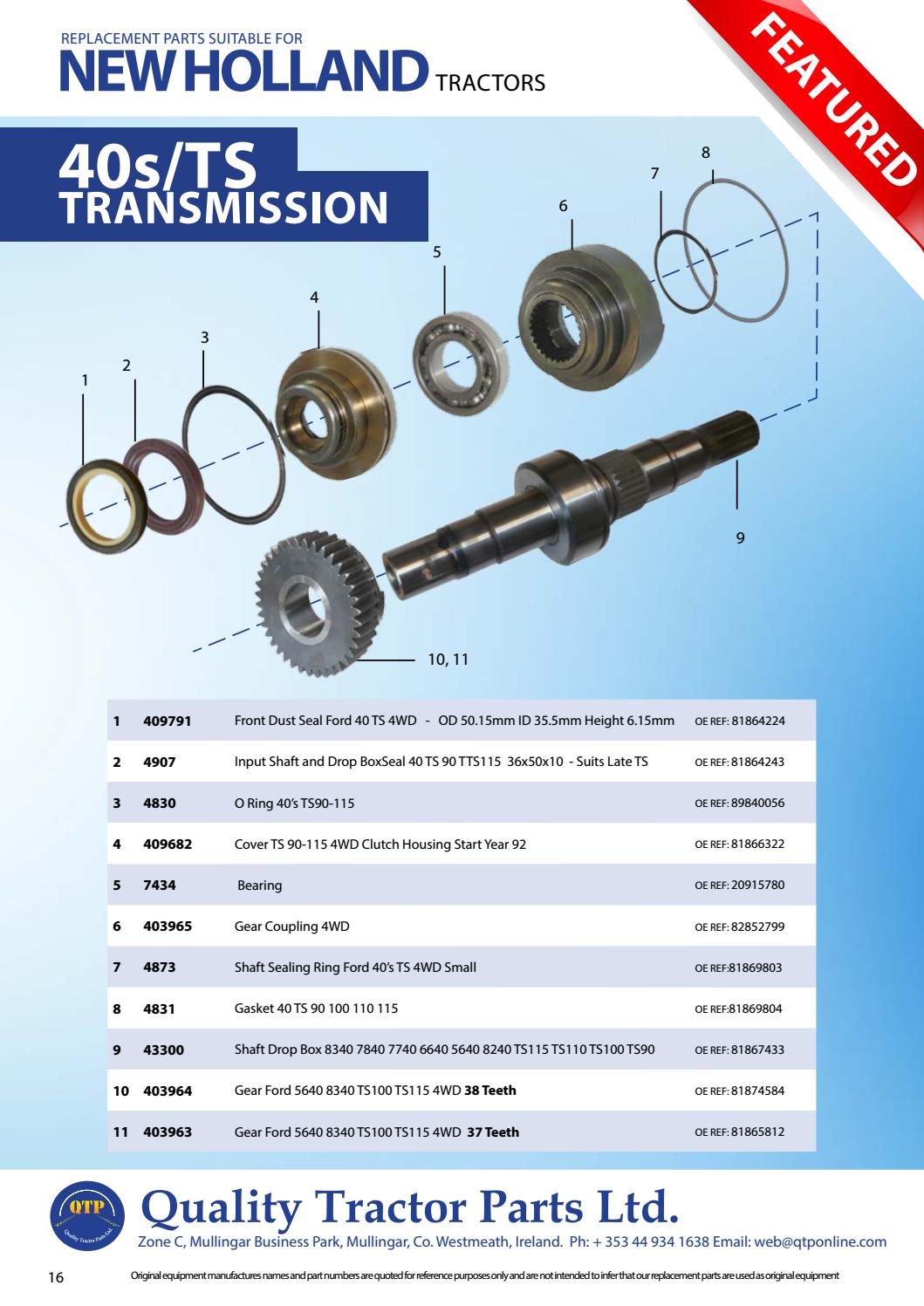 QTP August Product News 2016 by Quality Tractor Parts - Issuu