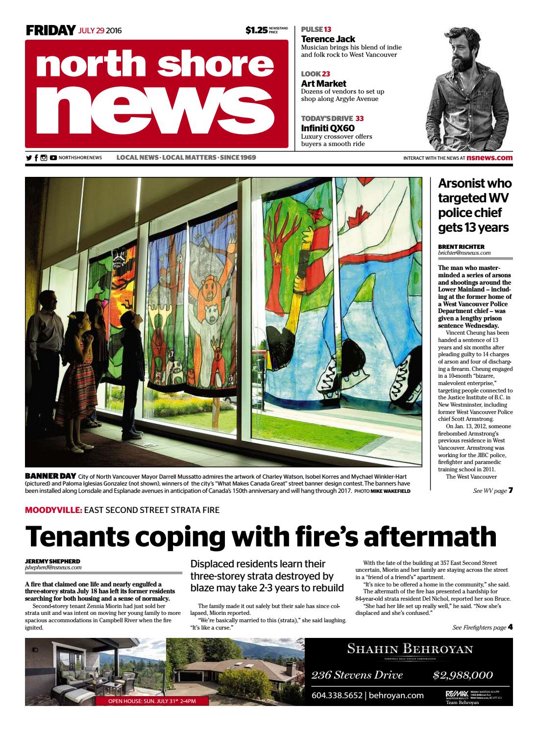 North Shore News July 29 2016 by North Shore News Features - Issuu