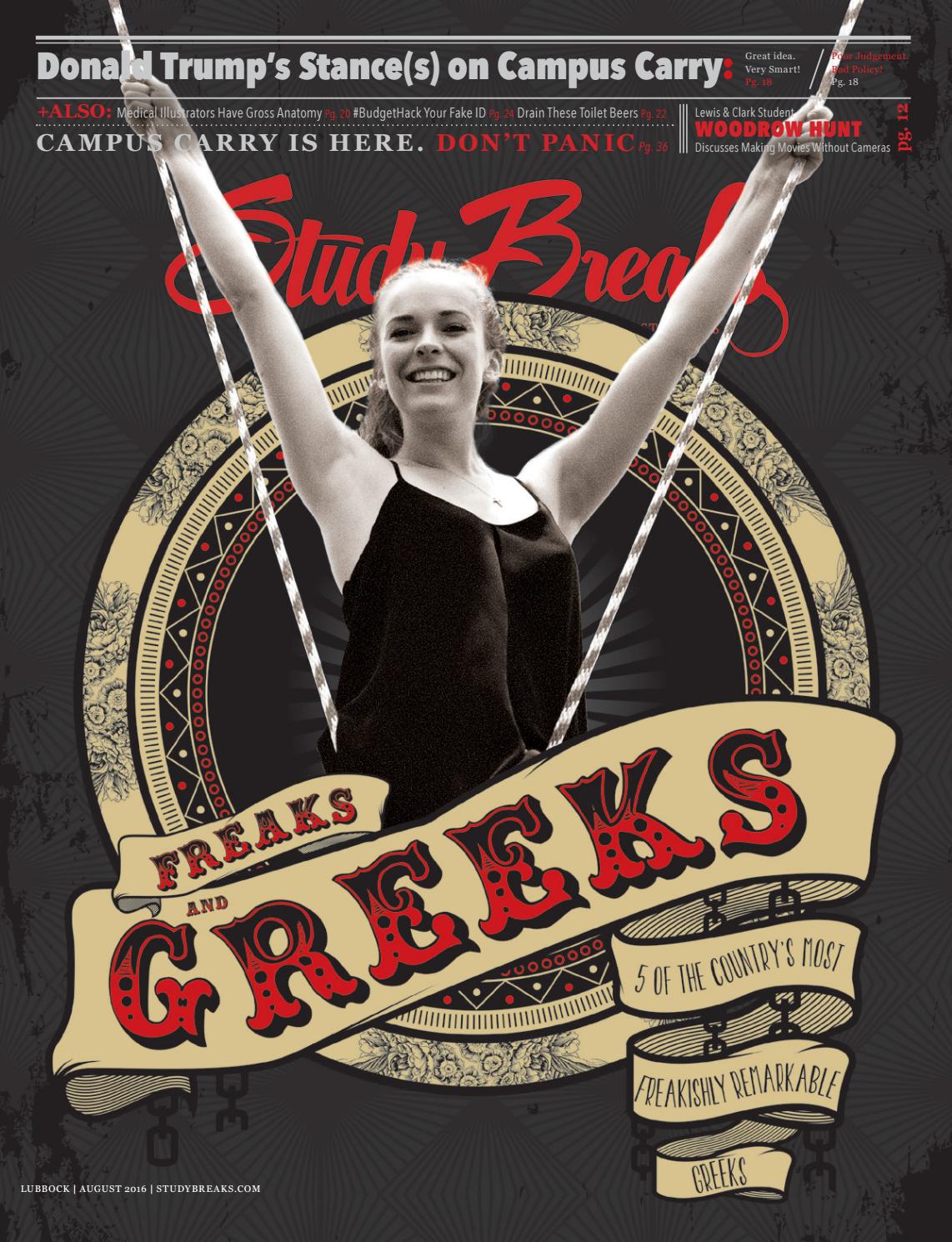 Study Breaks Magazine Lubbock August Issue by Digital Publisher - Issuu