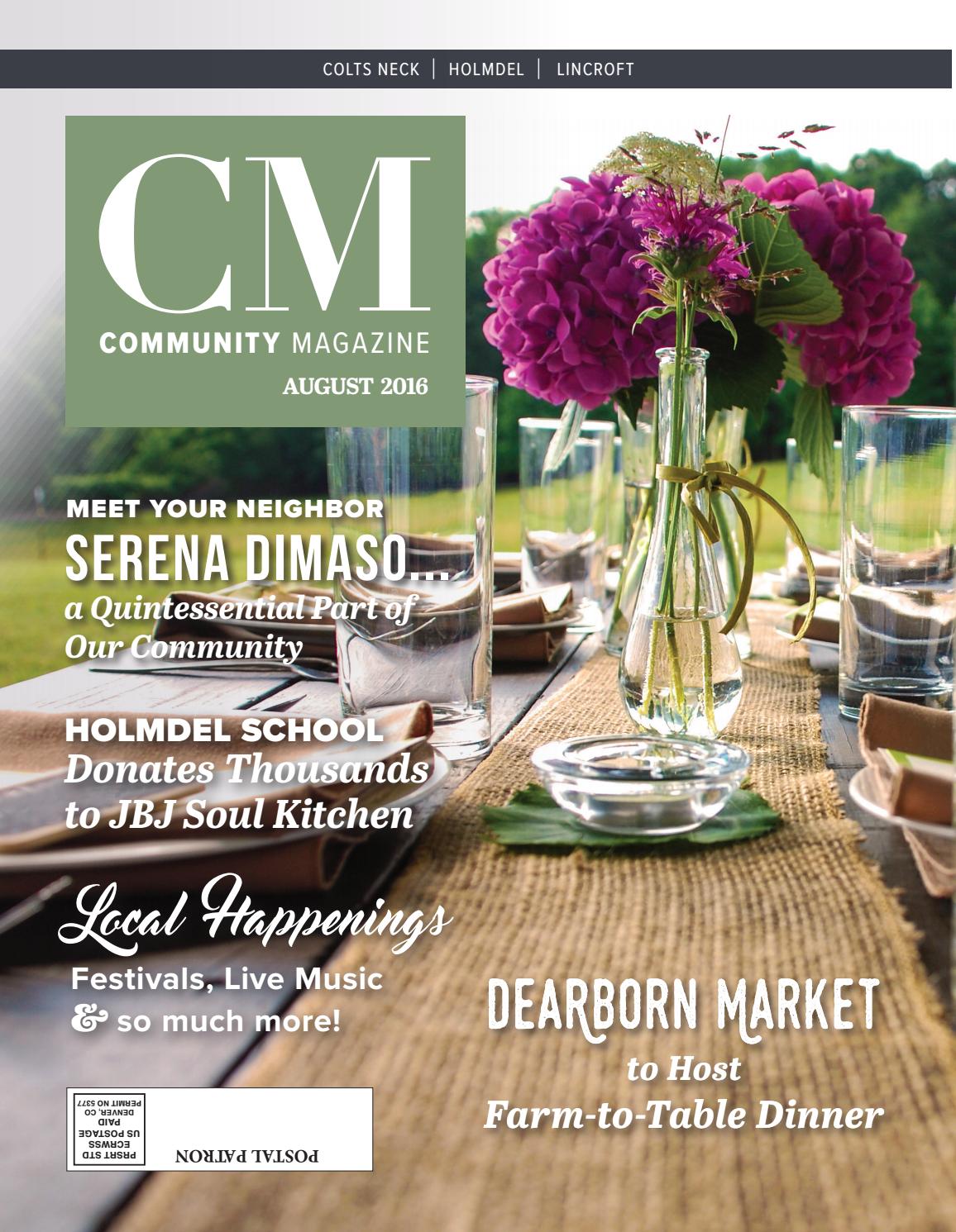 CM: Colts Neck • Holmdel • Lincroft - August 2016 by Community Magazine ...