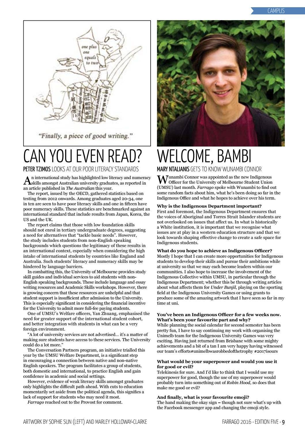 2016 Edition 5 by Farrago Magazine - Issuu