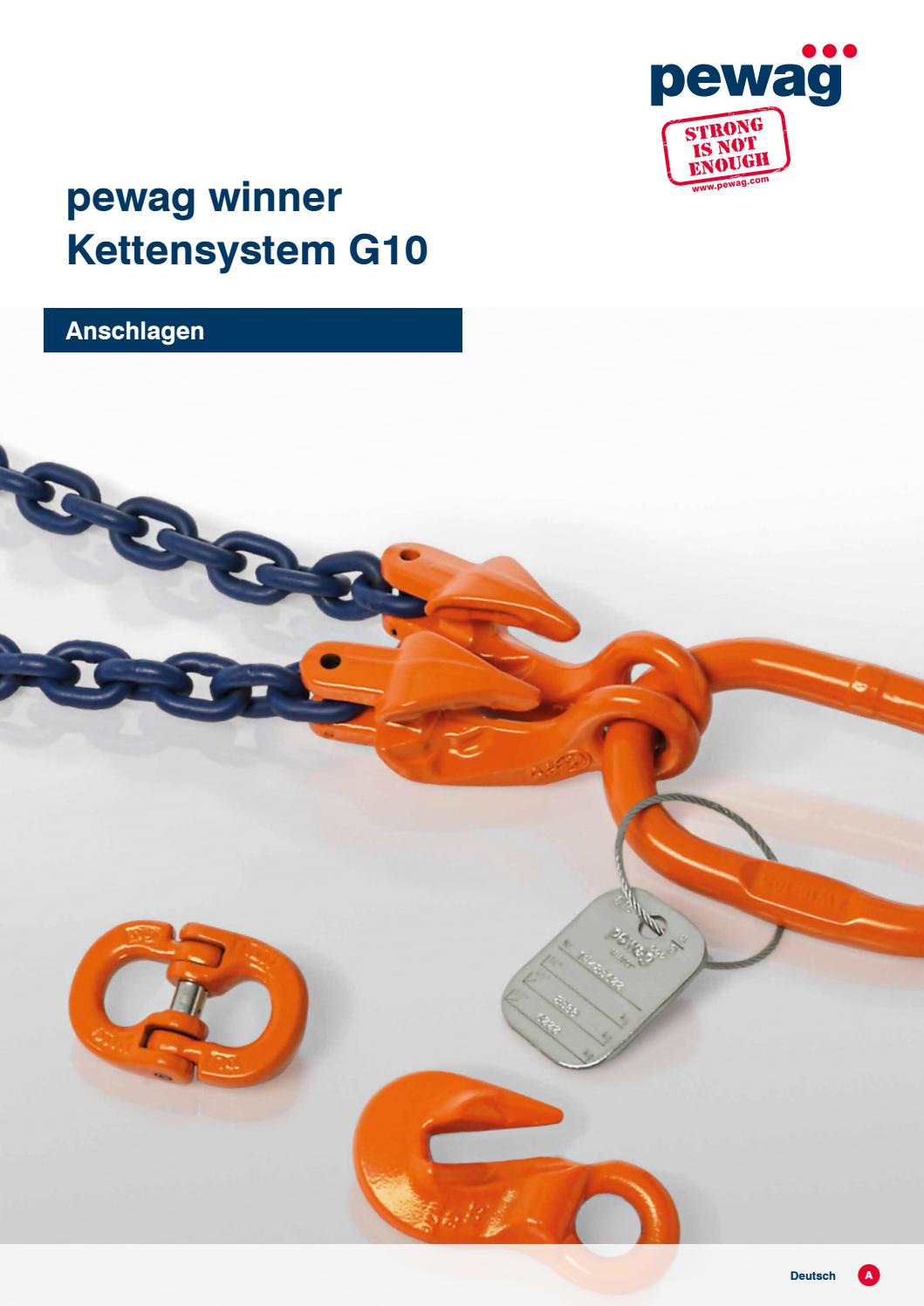 pewag winner Kettensystem G10 - Katalog by pewag - Issuu
