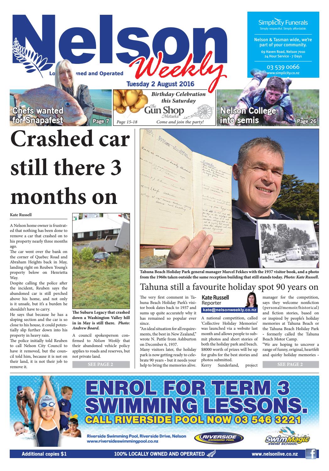August 2 2016 nelson weekly 32pgs web by Top South Media - Issuu