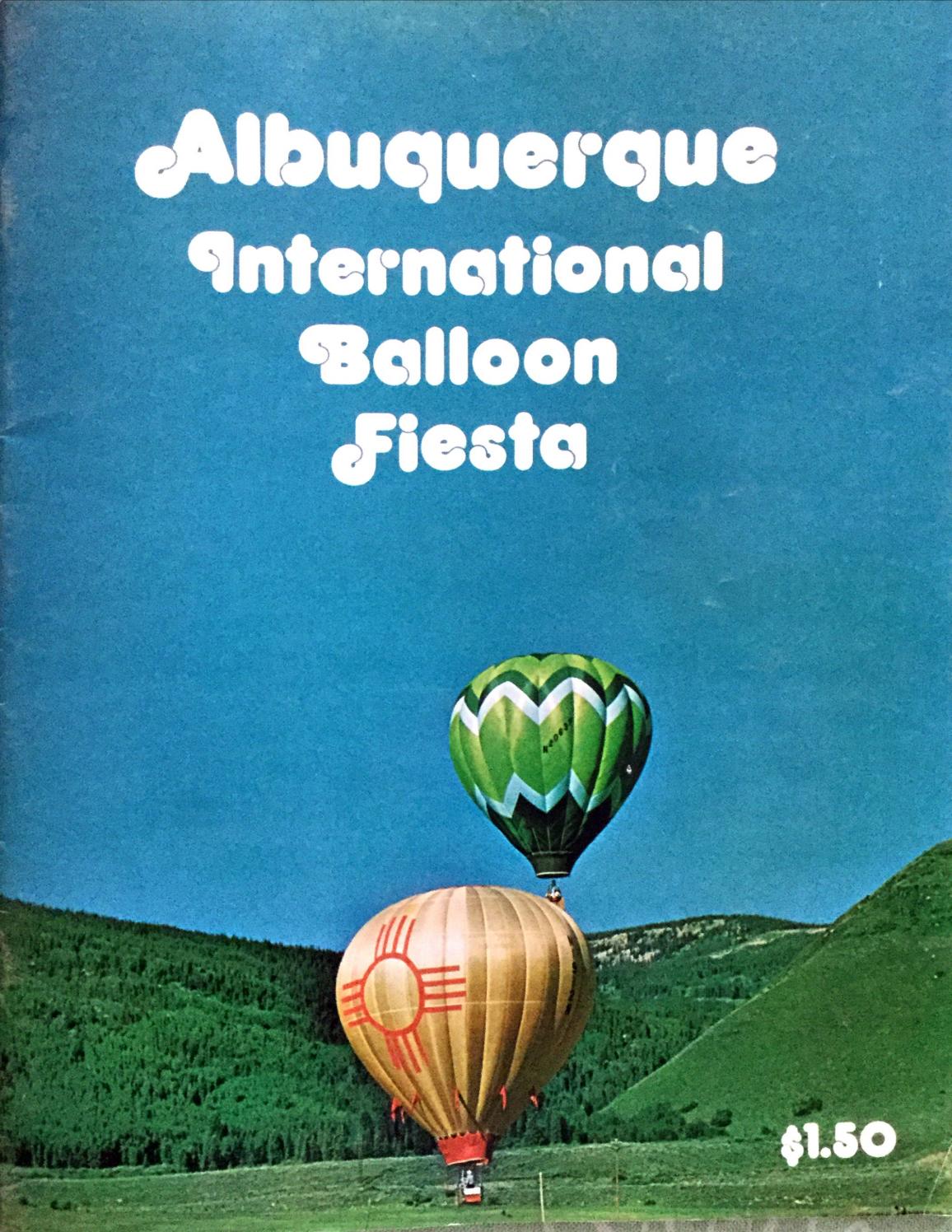 Official 1976 Albuquerque International Balloon Fiesta Program by ...