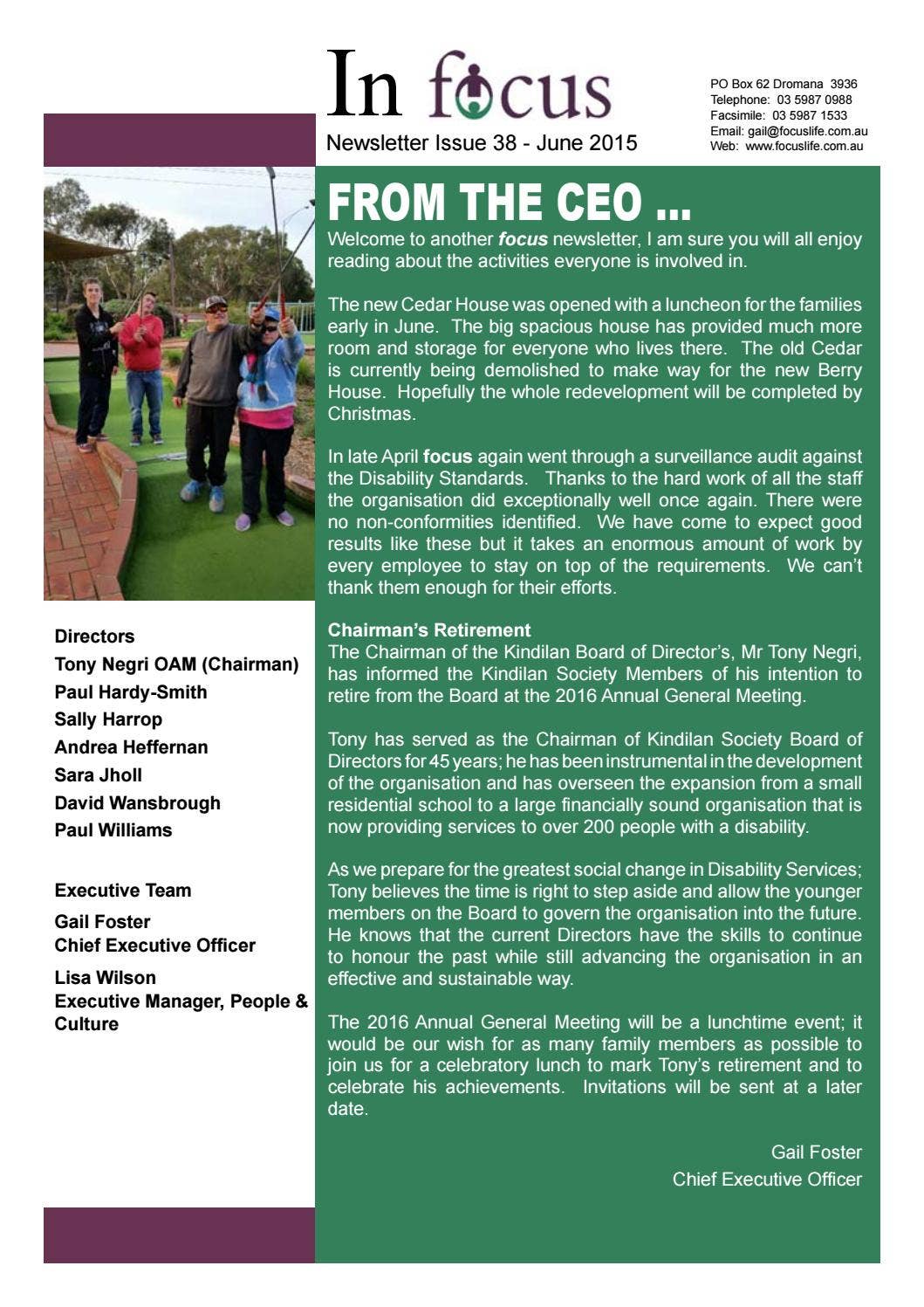 June 2016 Internet by focus Individualised Support Services - Issuu