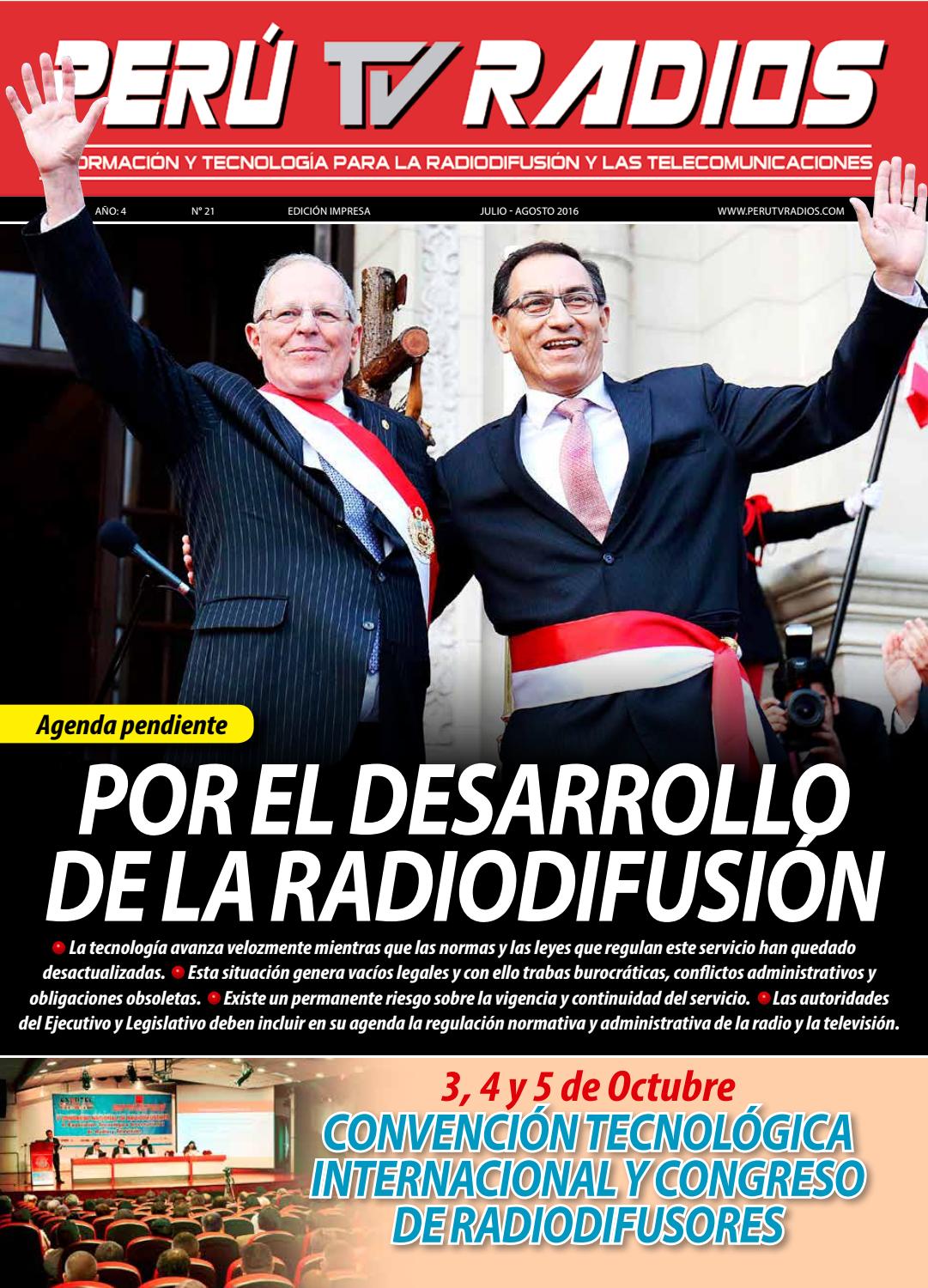 REVISTA PERÚ TV RADIOS Jul - Ago 2016 by REVISTA PERU TV RADIOS - Issuu