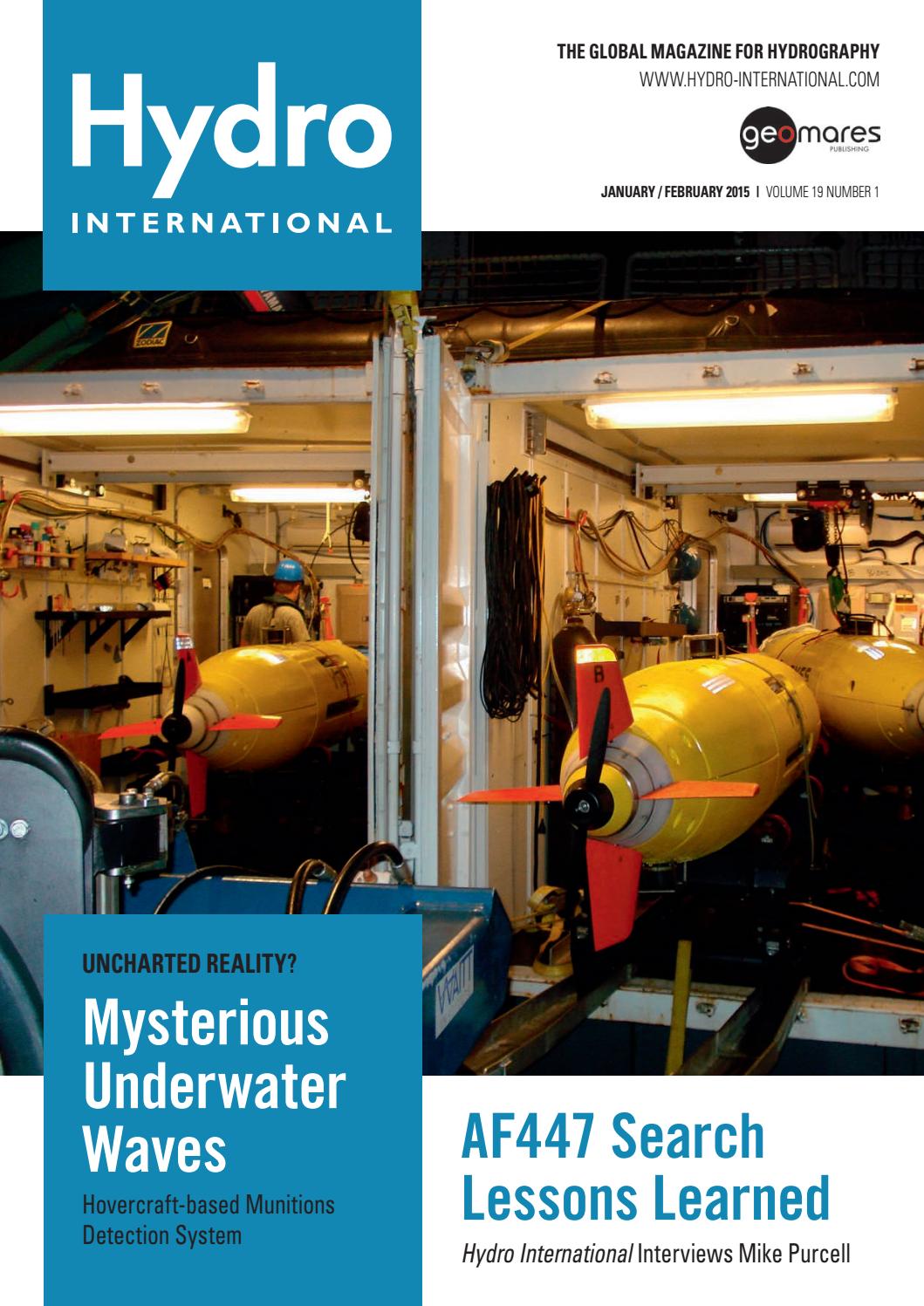 Hydro international january february 2015 by Geomares Publishing - Issuu