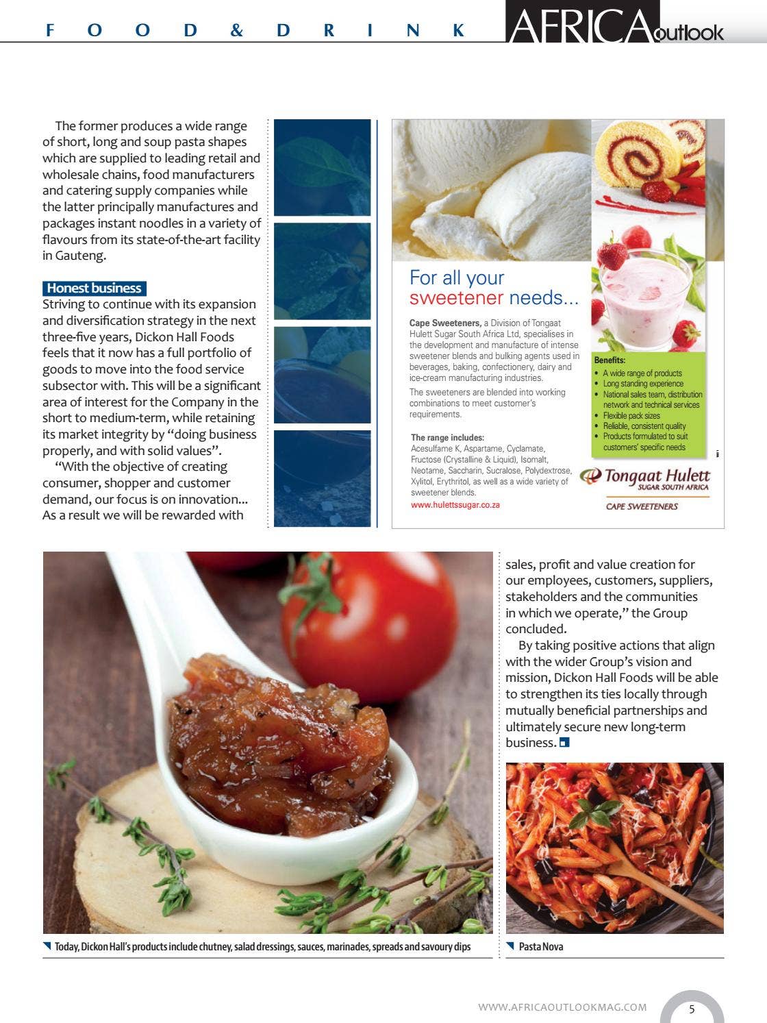 DICKON HALL FOODS by Outlook Publishing - Issuu