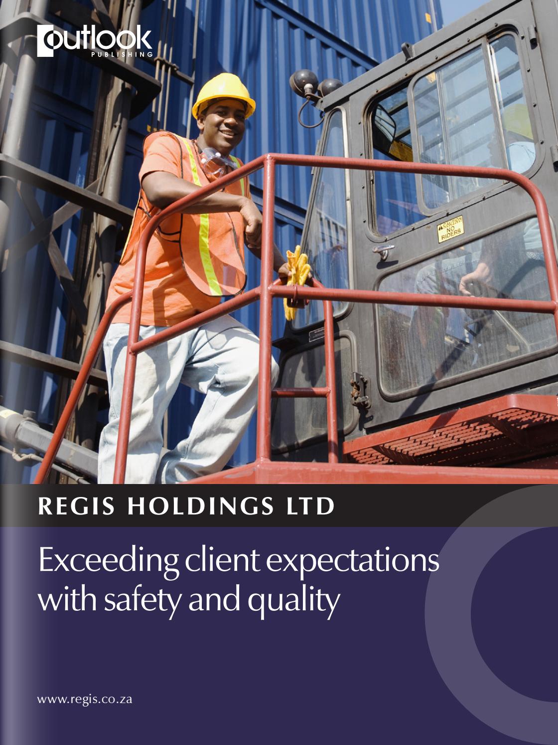 REGIS HOLDINGS LTD by Outlook Publishing - Issuu