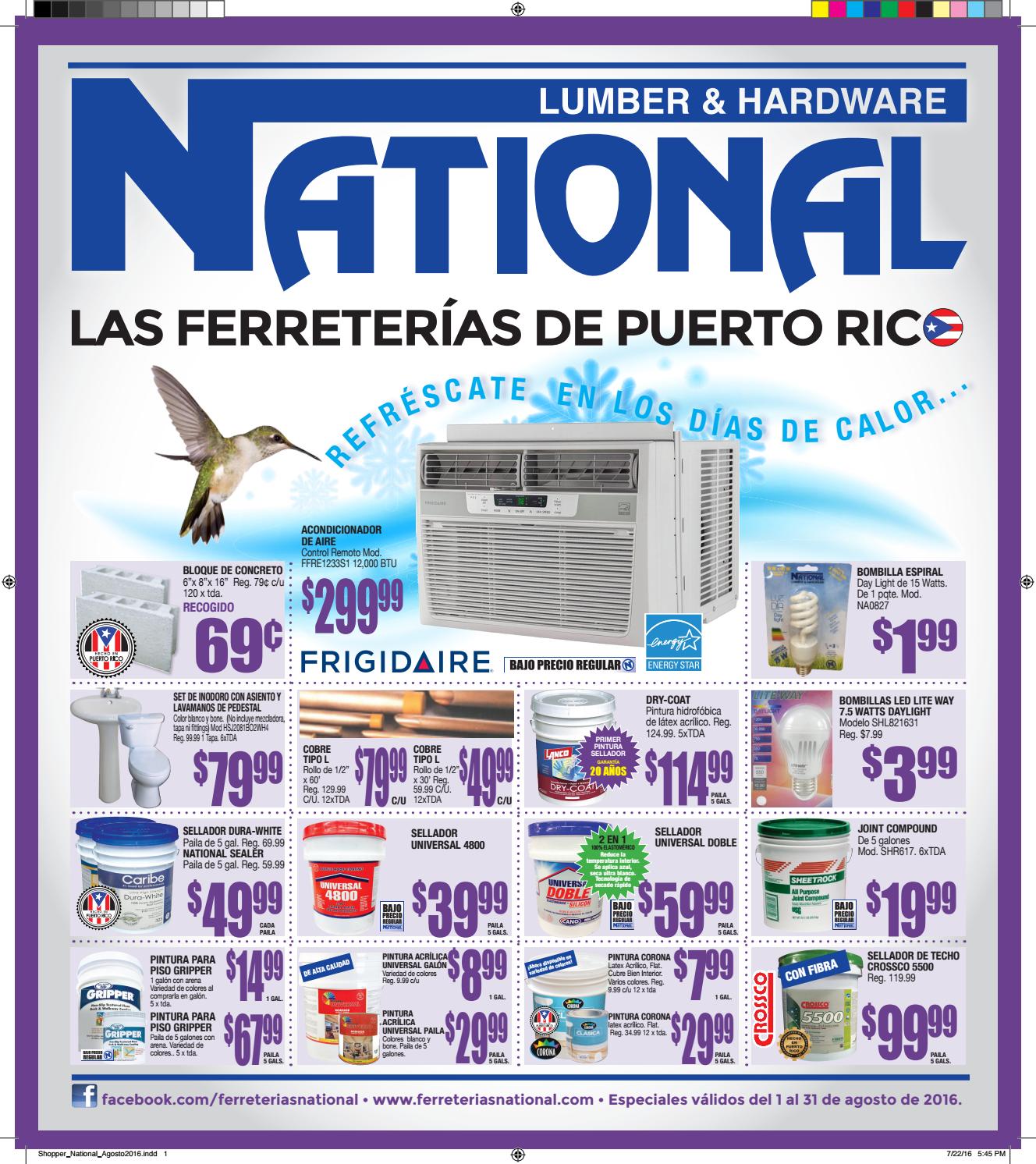 SHOPPER NATIONAL del 2 al 31 de Agosto by El Vocero de Puerto Rico - Issuu