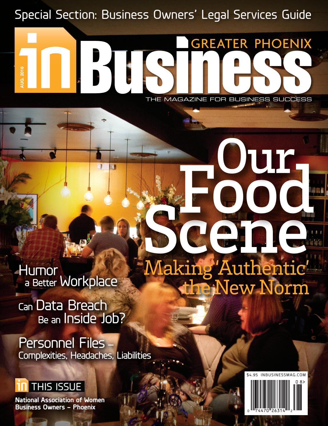 August 2016 Issue of In Business Magazine by InMedia - Issuu