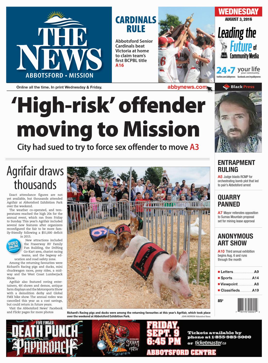 Mission City Record, August 03, 2016 by Black Press Media Group - Issuu