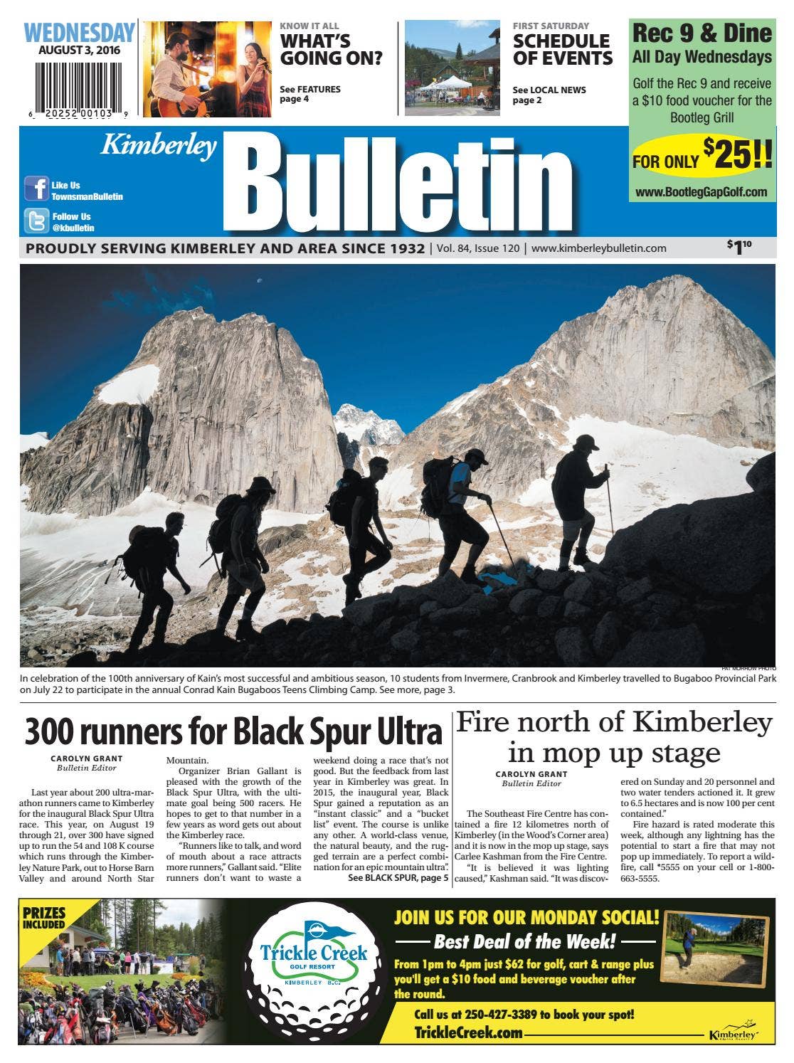 Kimberley Daily Bulletin, August 03, 2016 by Black Press Media Group ...