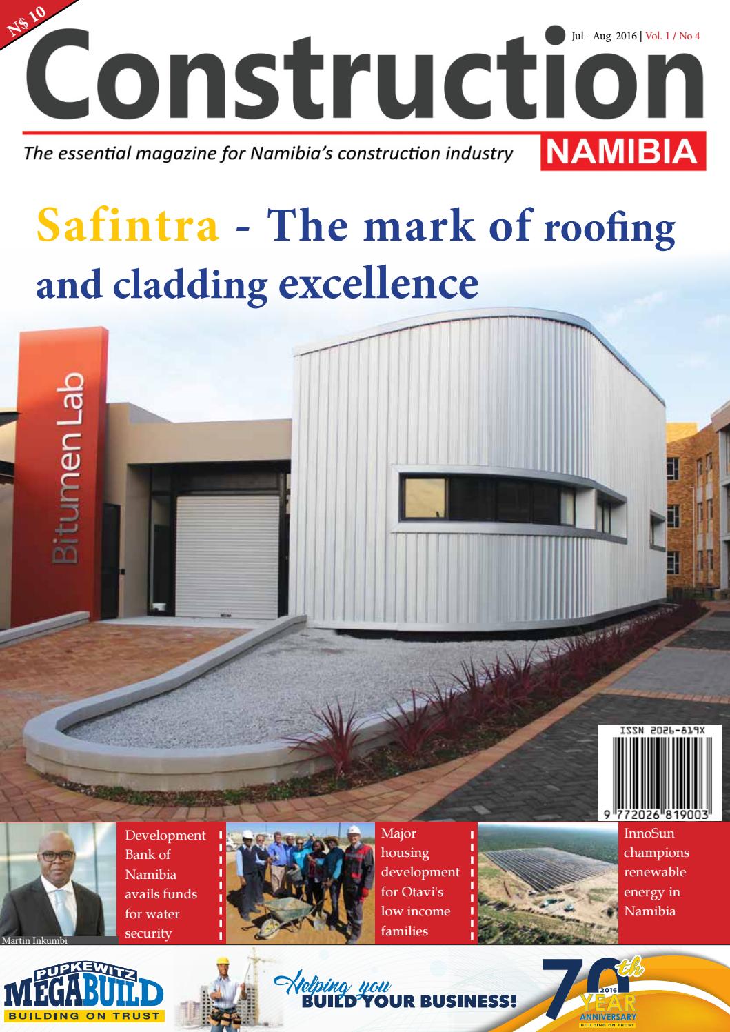 Construction namibia magazine july august low res 2016 by Namibia's ...