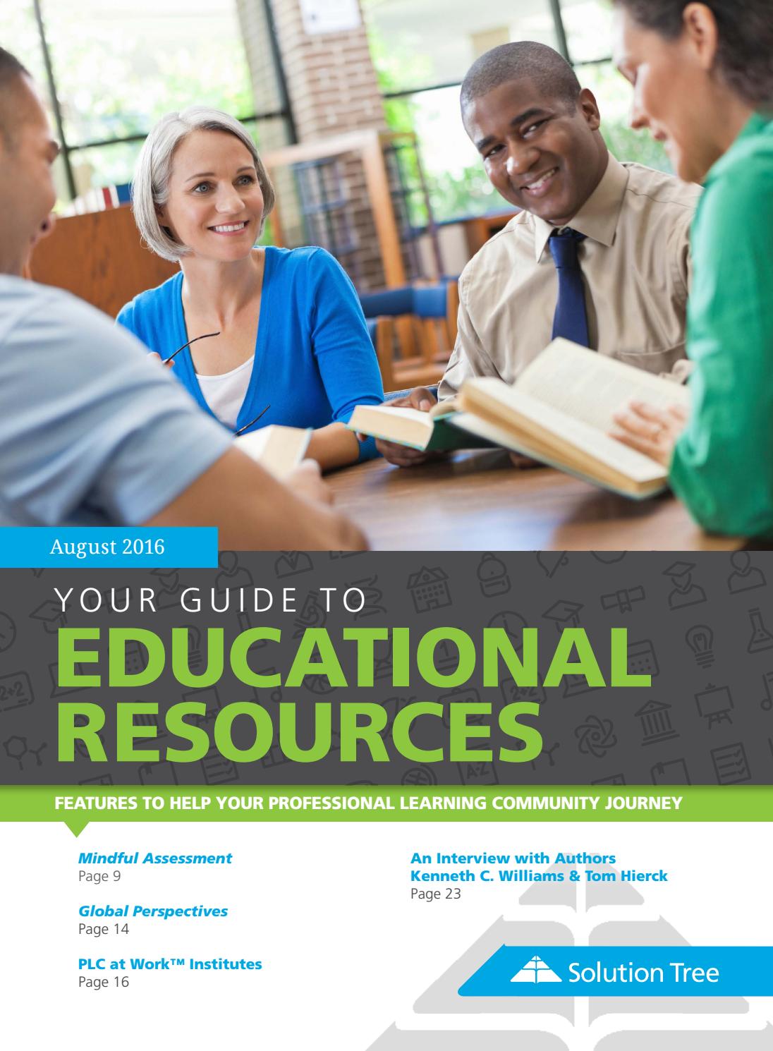Educational Resources 2016 by Solution Tree - Issuu