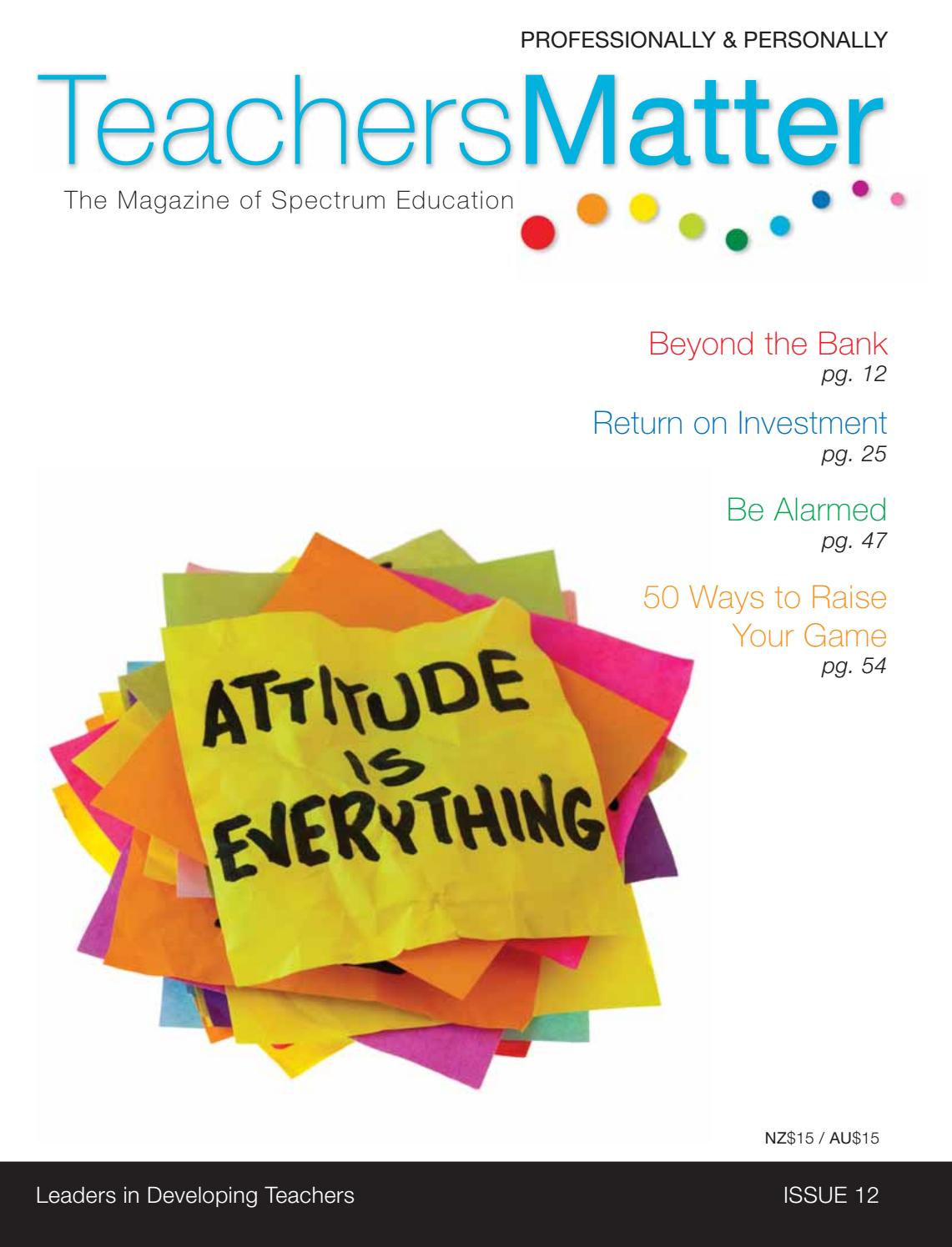 Teachers Matter Magazine issue 12 by Karen Tui Boyes - Issuu