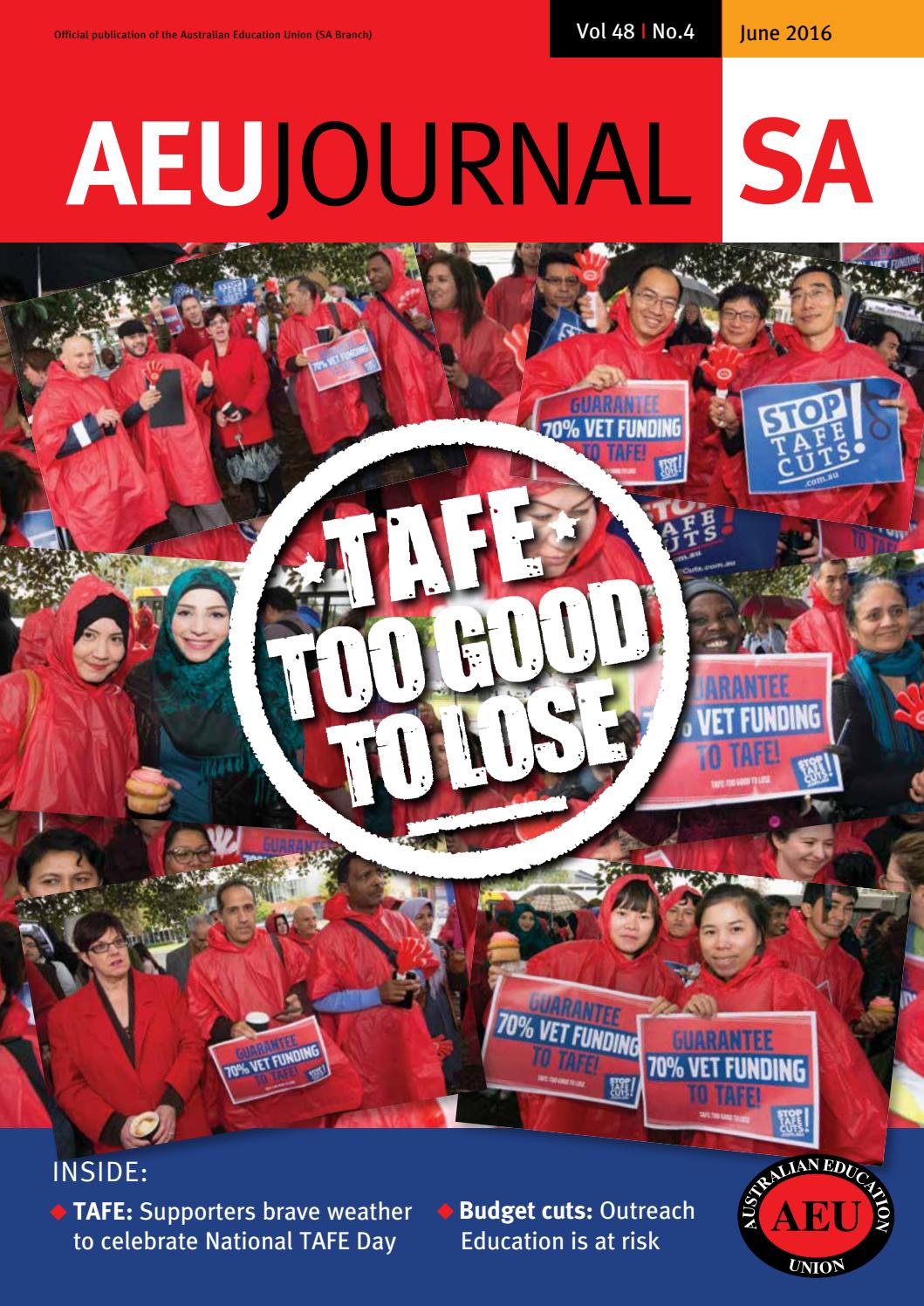 AEU Journal Vol 48. No. 4 by Australian Education Union (SA Branch) - Issuu