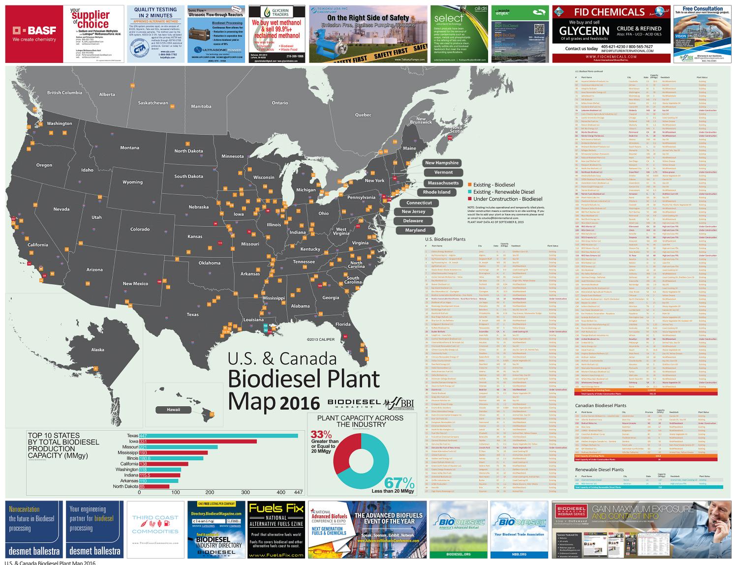2016 Biodiesel Plant Map by BBI International - Issuu
