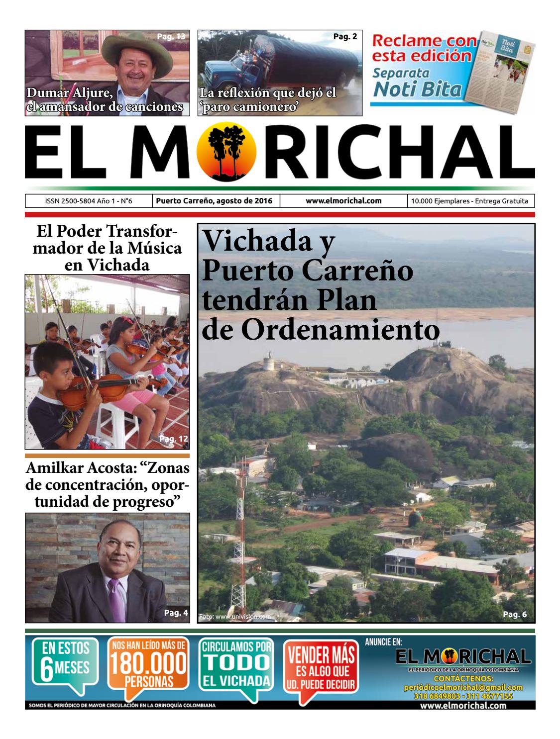 El Morichal N° 6 agosto de 2016 by wpgrafico - Issuu