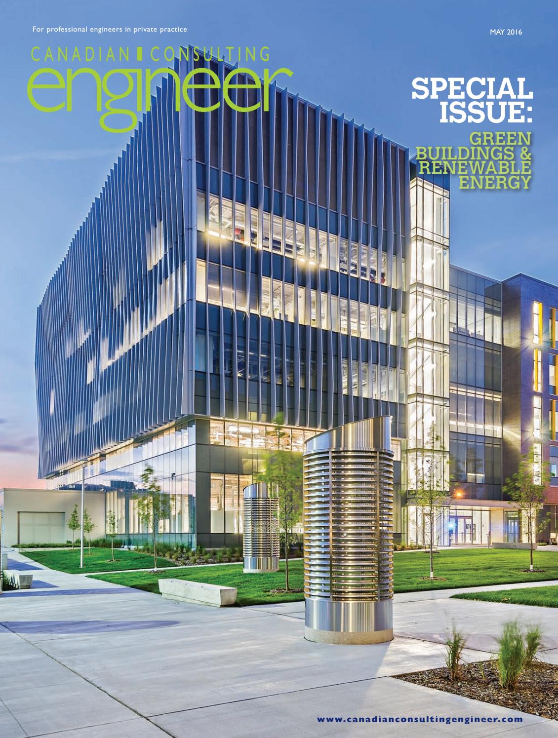 Canadian Consulting Engineer May 2016 by Annex Business Media - Issuu