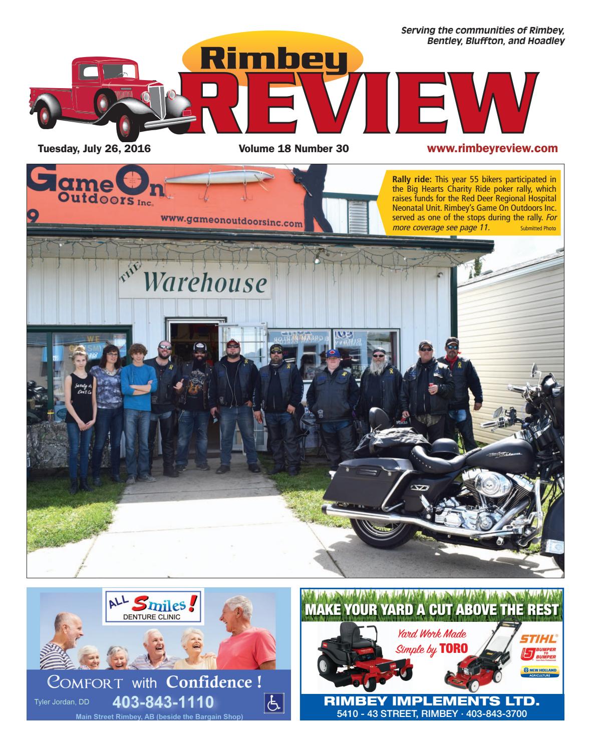 Rimbey Review, July 26, 2016 by Black Press Media Group - Issuu