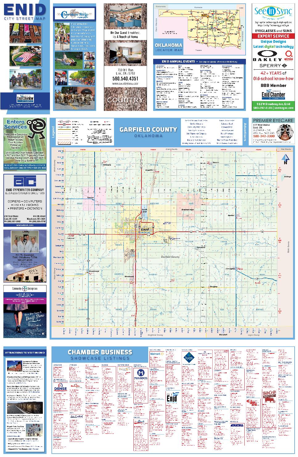 Enid OK Chamber Map by Town Square Publications, LLC - Issuu
