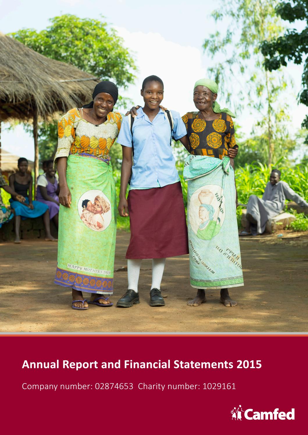 Camfed Annual Report and Financial Statements 2015 by CAMFED - Issuu