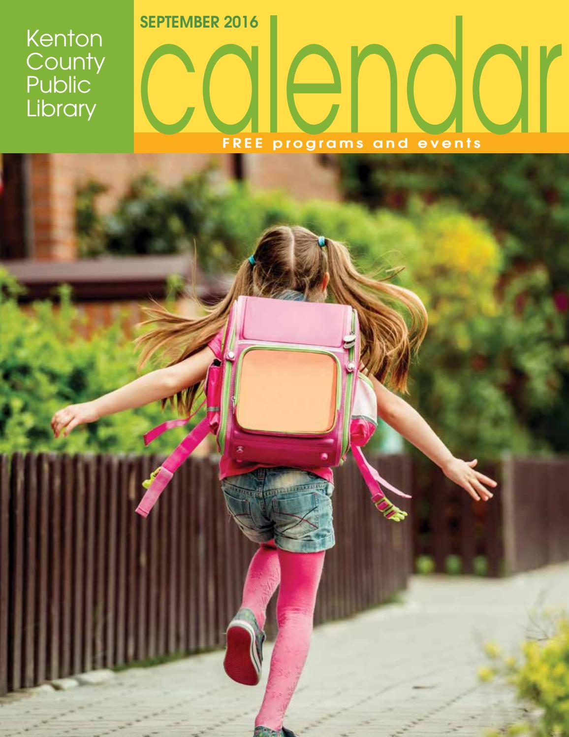 KCPL September Calendar of Events by Kenton County Public Library - Issuu