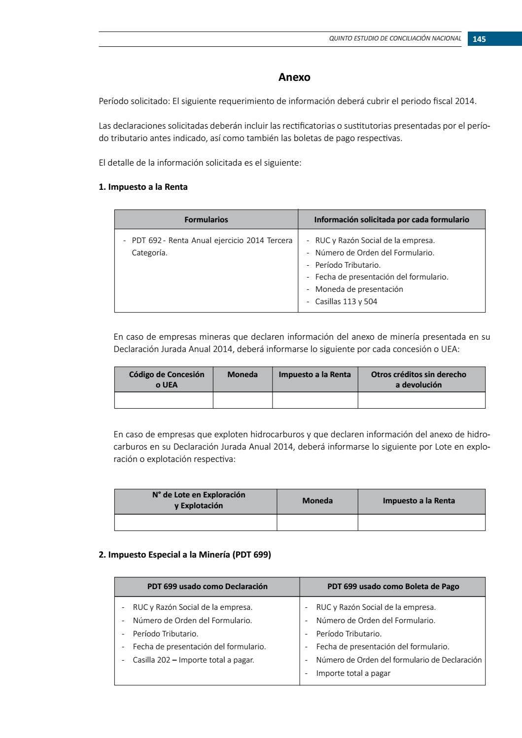 Quinto estudio de Conciliación - EITI Perú by Sociedad Nacional de ...