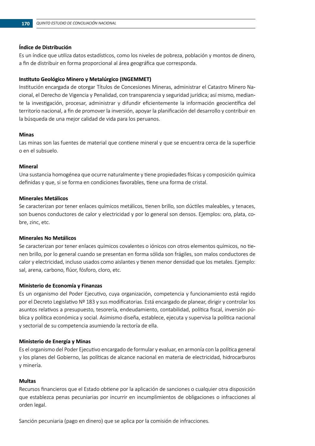Quinto estudio de Conciliación - EITI Perú by Sociedad Nacional de ...