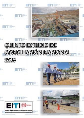 Quinto estudio de Conciliación - EITI Perú by Sociedad Nacional de ...