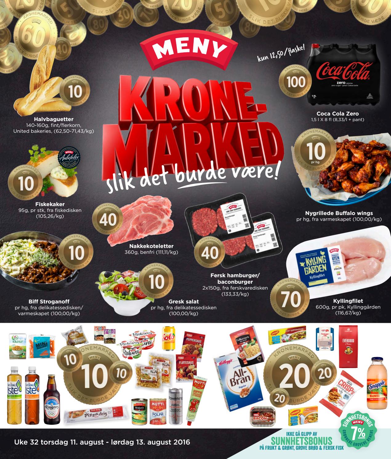 Meny kronemarked uke 32 by Triaden - Issuu