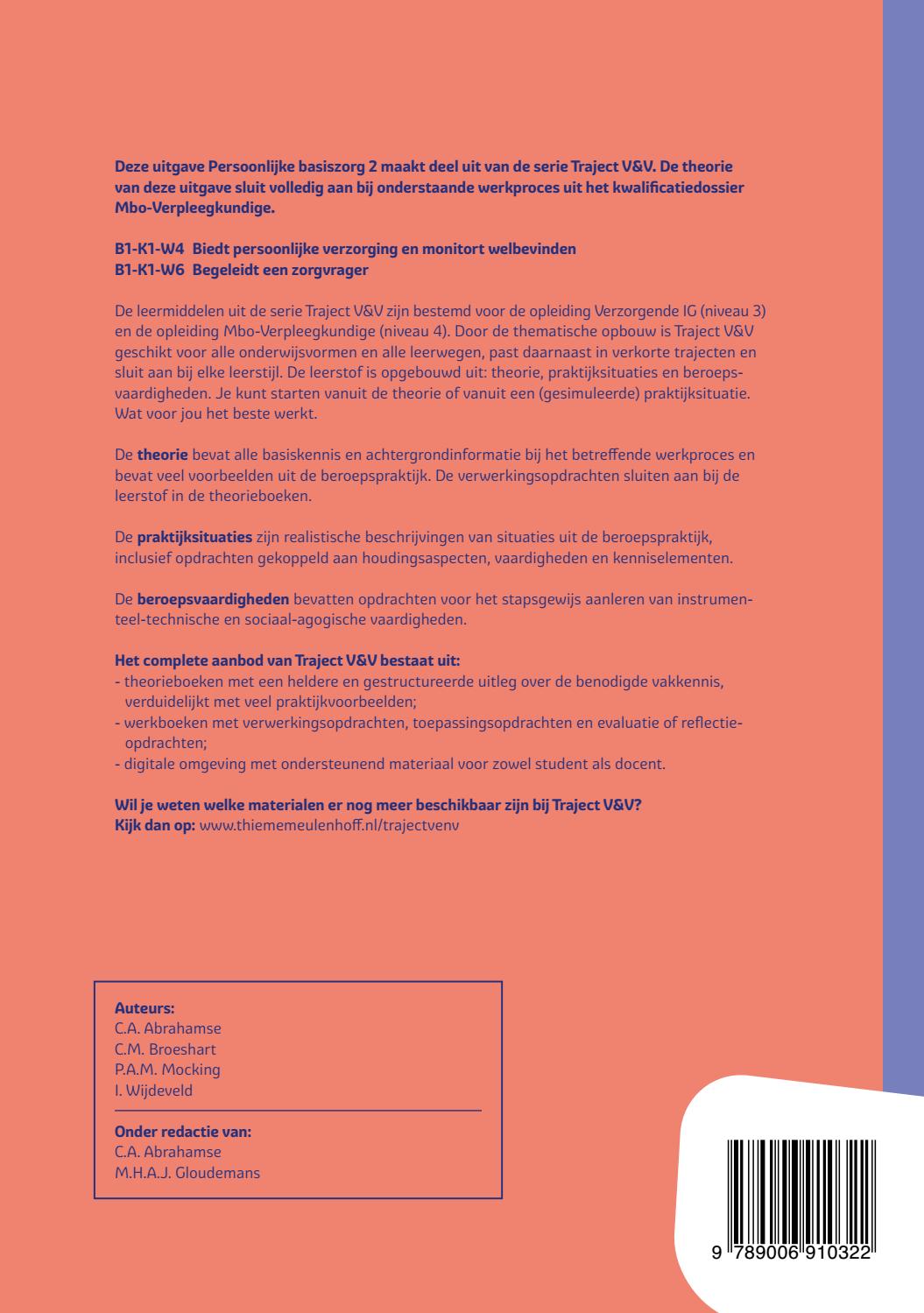 Persoonlijke basiszorg 2 niveau 4 by ThiemeMeulenhoff - Issuu