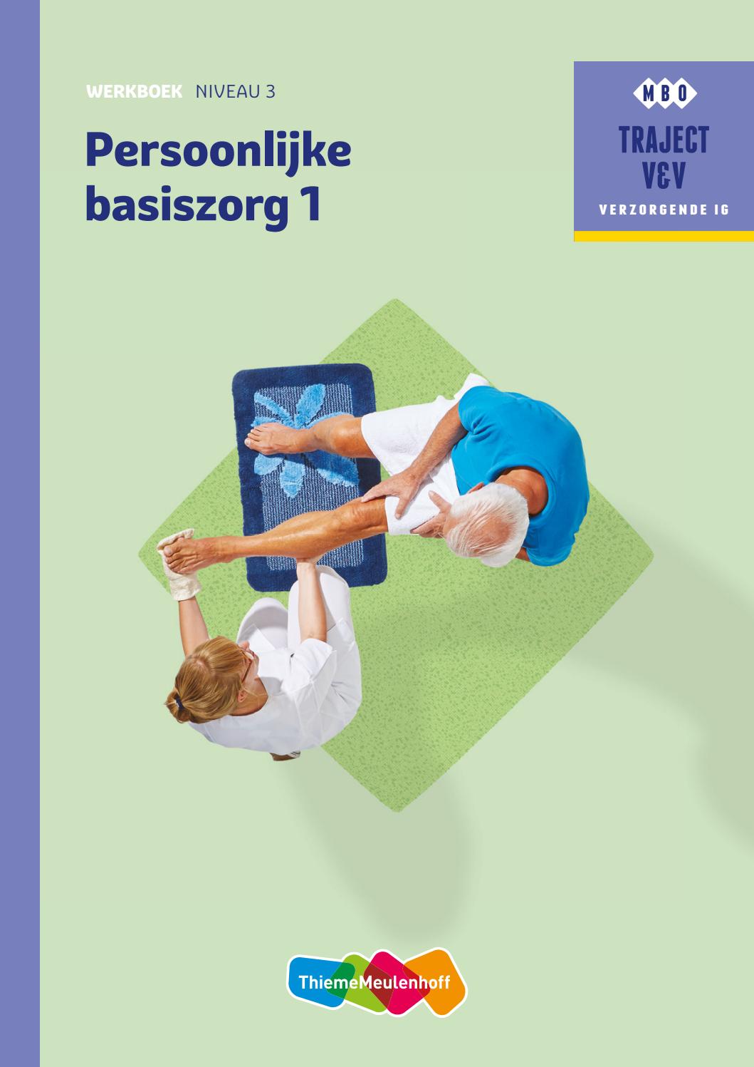 Persoonlijke basiszorg 1 niveau 3 werkboek by ThiemeMeulenhoff - Issuu