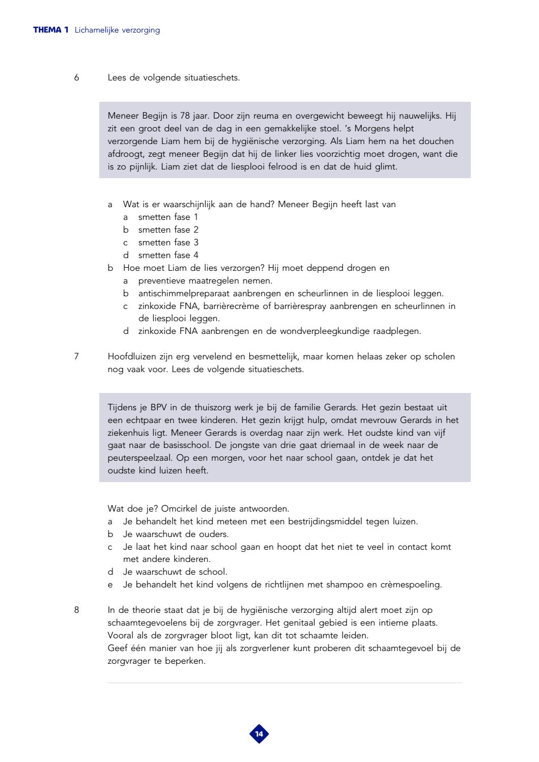 Persoonlijke basiszorg 1 niveau 3 werkboek by ThiemeMeulenhoff - Issuu