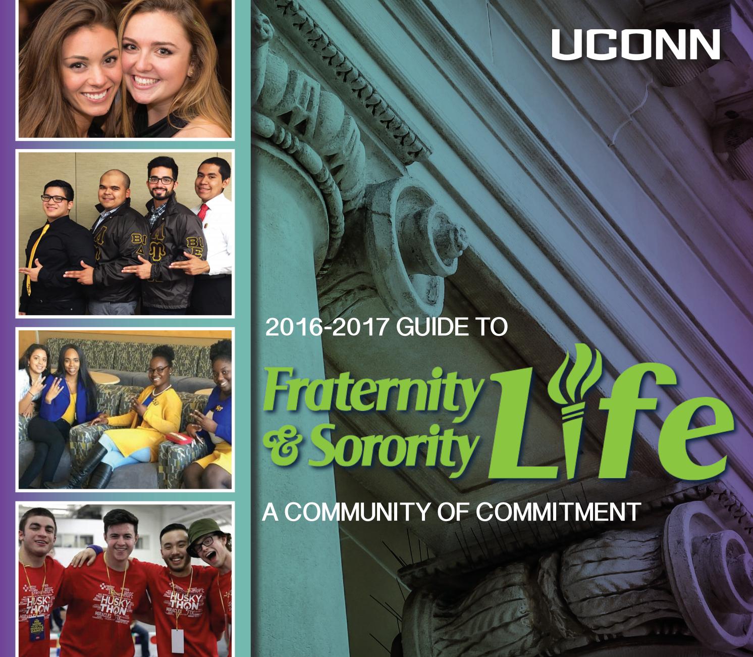 UConn Guide to Fraternity & Sorority Life 2016-2017 by UConn | Center ...
