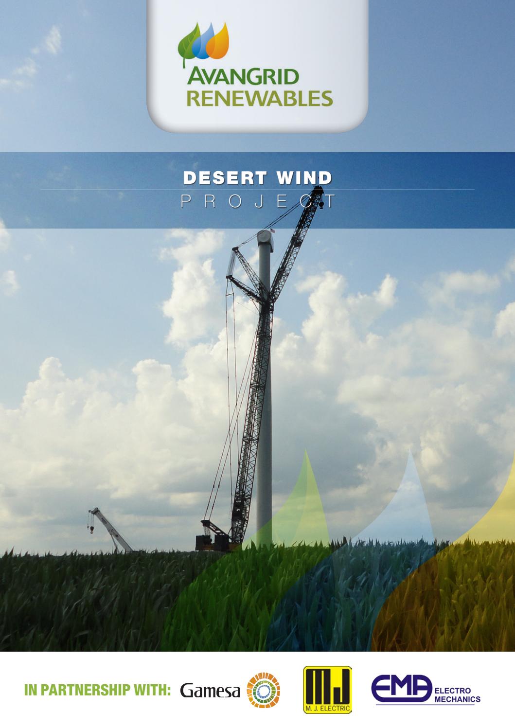 Brochure - Avangrid Renewables (Desert Wind Project) by Business Chief ...