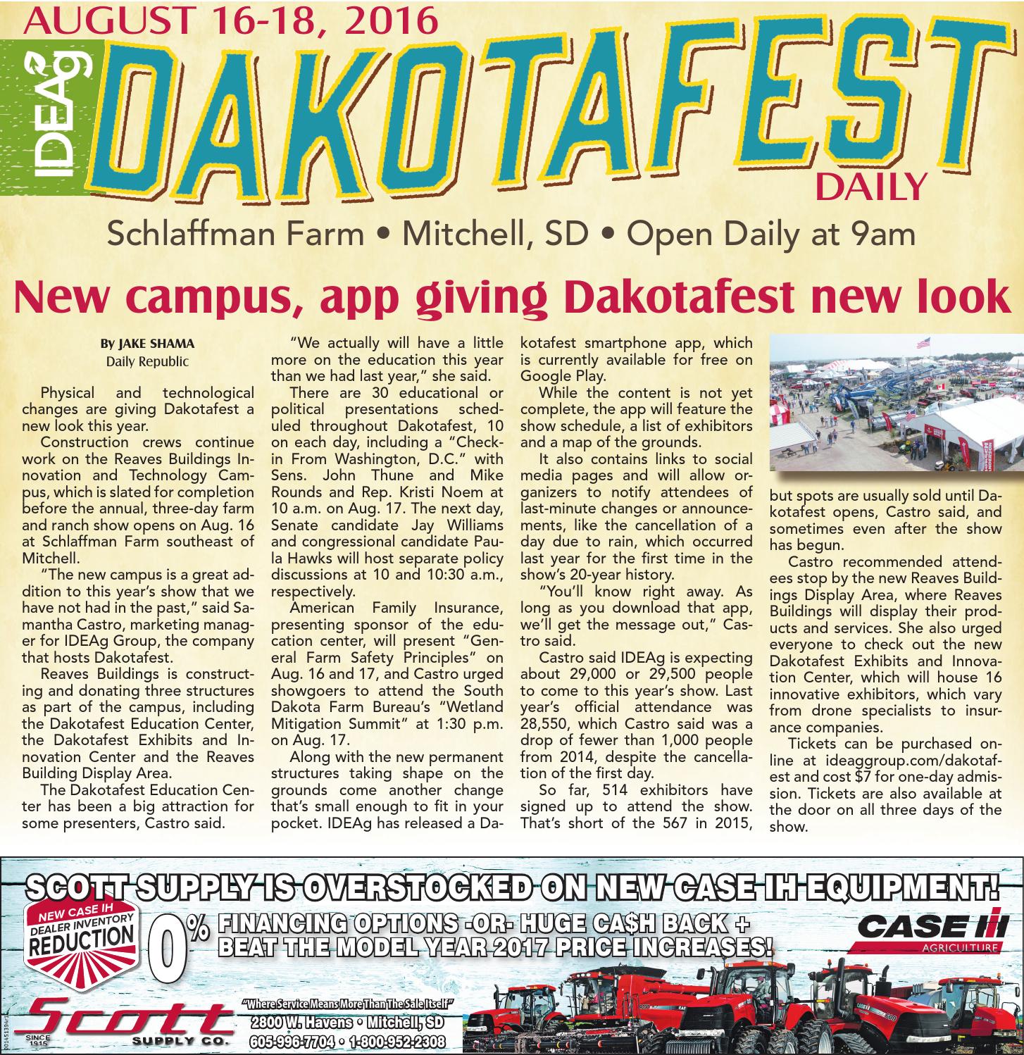 Dakotafest 2016 by Mitchell Republic - Issuu