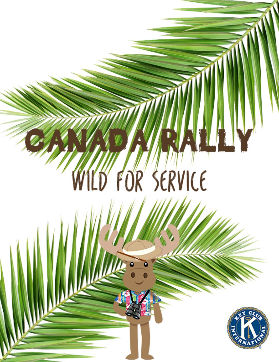 Canada Rally Schedule by Pacific Northwest District of Key Club - Issuu