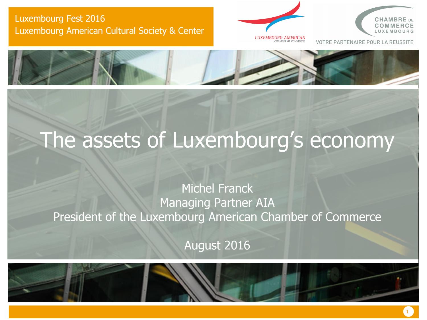 The Assets of Luxembourg's Economy by Spacesmith - Issuu