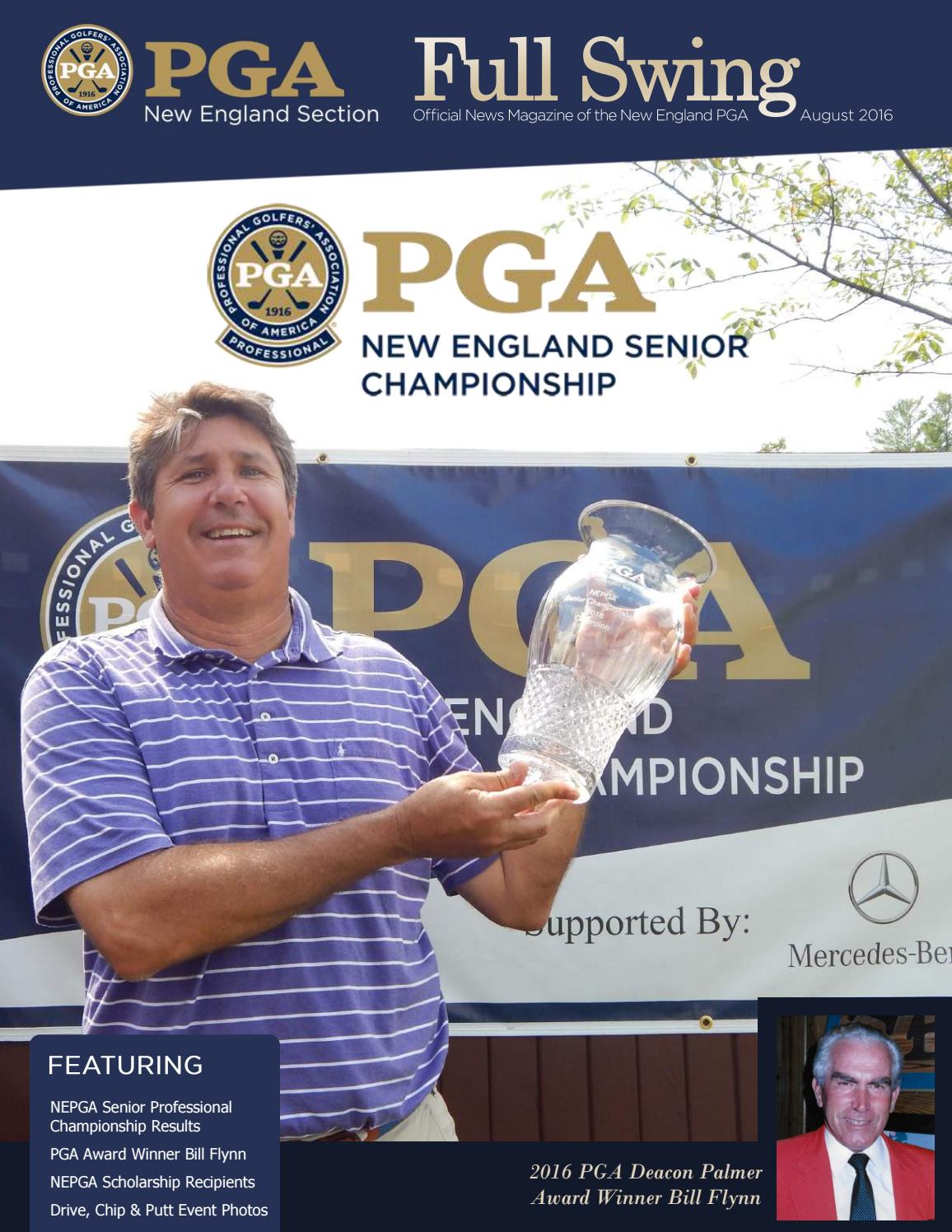 NEPGA Full Swing News Magazine - August 2016 by New England PGA - Issuu