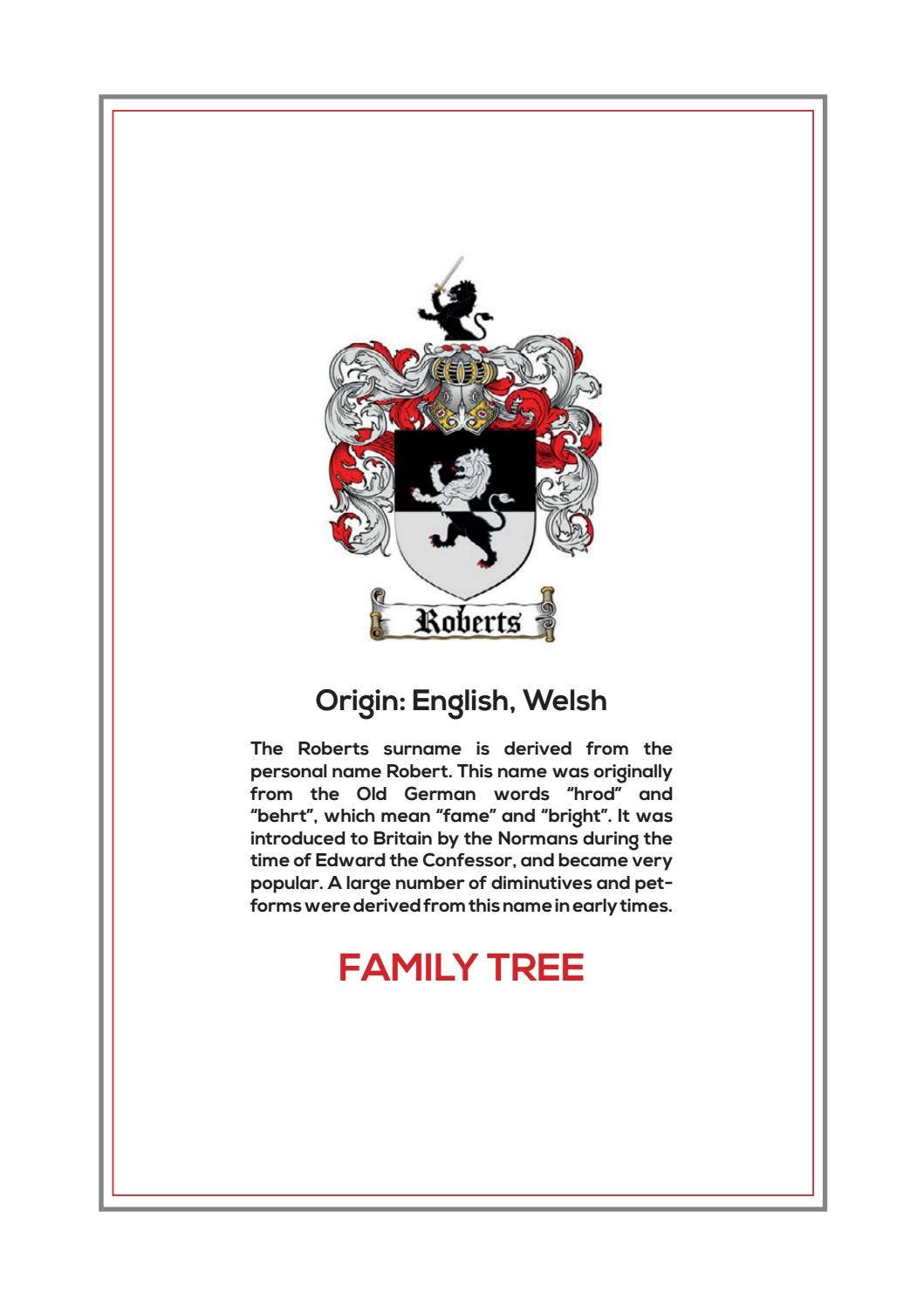 Roberts Family Tree by Mouse Media - Issuu