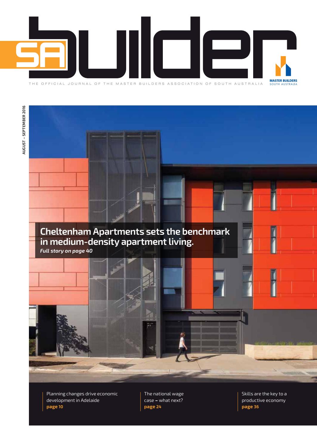 2016 Master Builders SA Builder Magazine August-September by ...